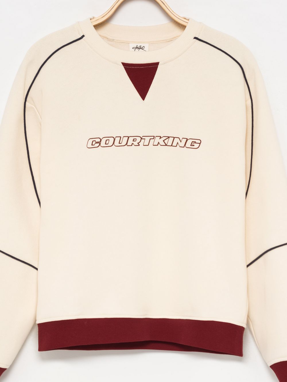 סווטשירט עם צווארון פולו | Castro